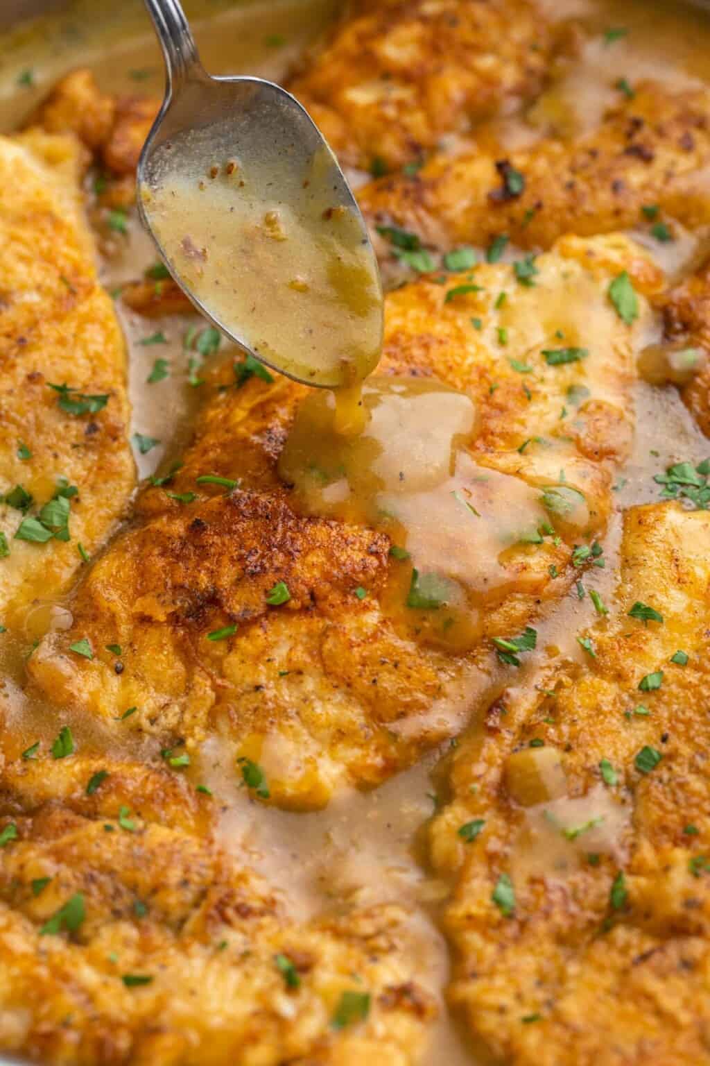 The Best Chicken Francese - Little Sunny Kitchen
