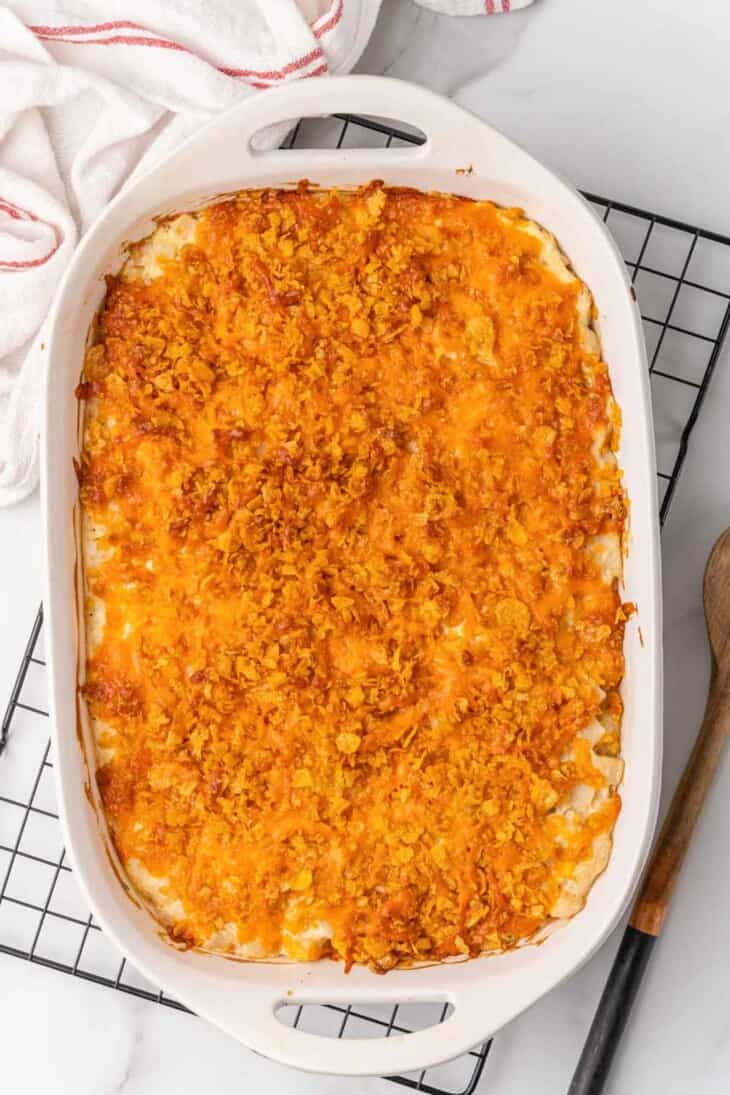 Easy Cheesy Funeral Potatoes - Little Sunny Kitchen