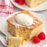 Old Fashioned Hot Milk Cake - Little Sunny Kitchen