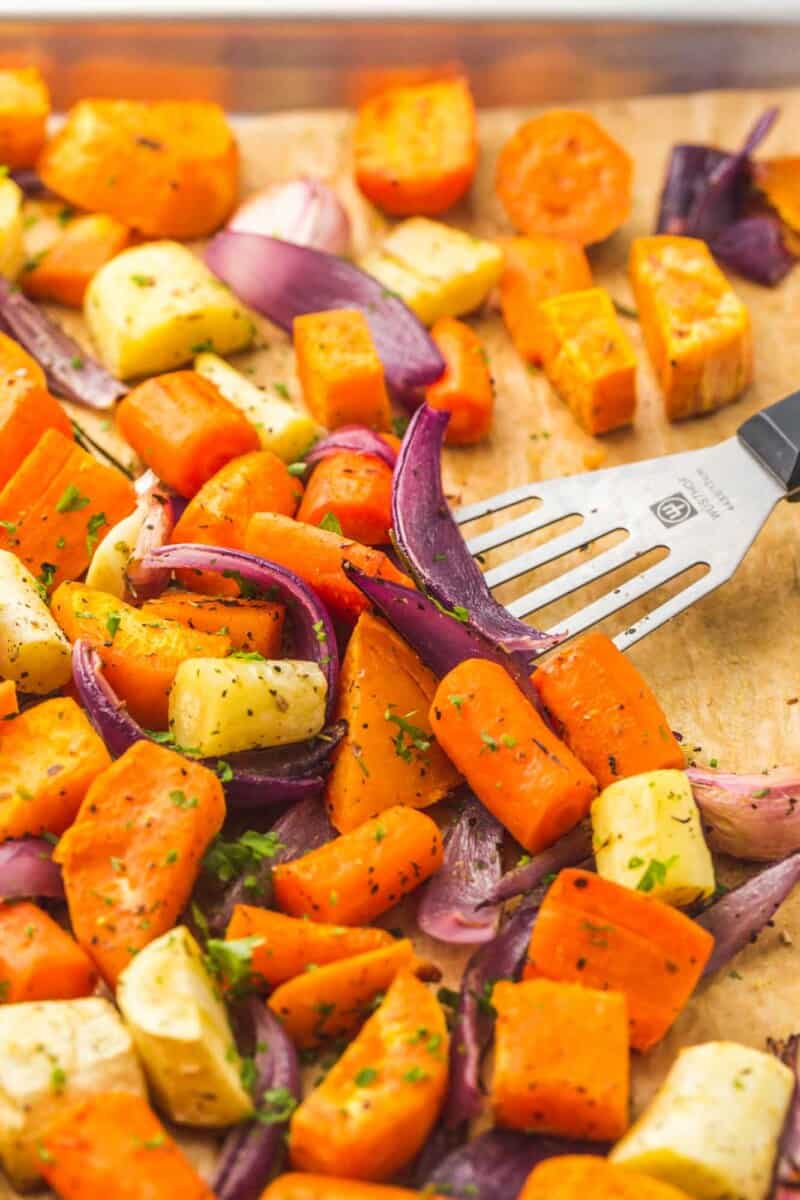 Easy Roasted Root Vegetables - Little Sunny Kitchen