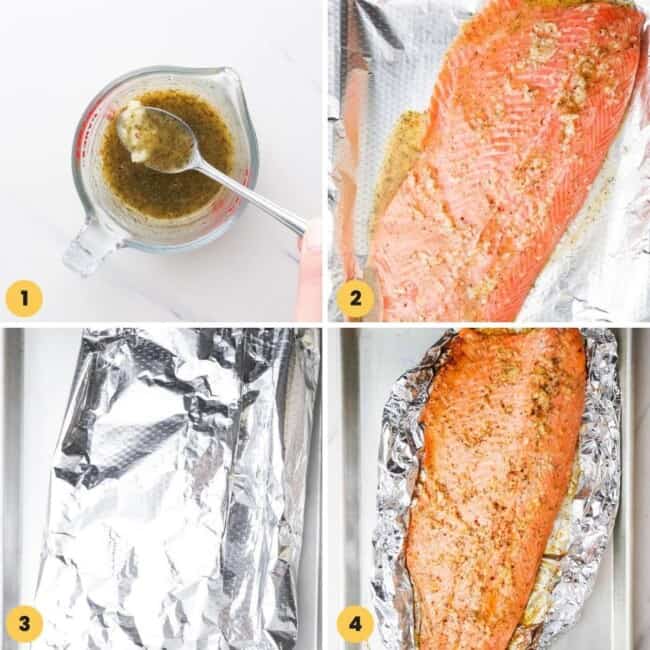 Garlic Butter Baked Trout - Little Sunny Kitchen