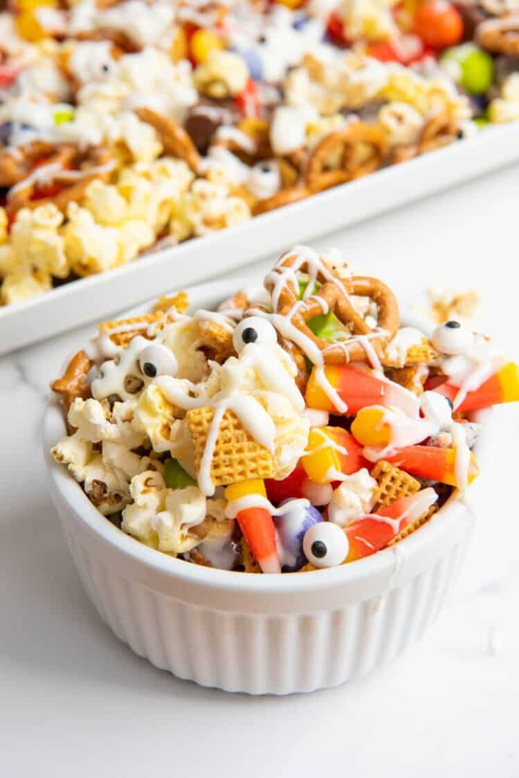 Monster Halloween Snack Mix - Little Sunny Kitchen