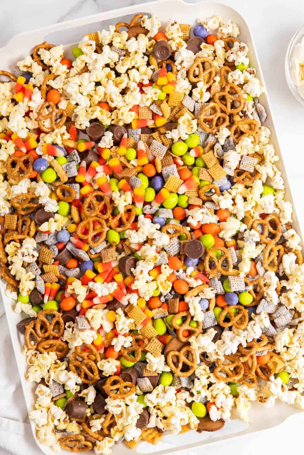Monster Halloween Snack Mix - Little Sunny Kitchen