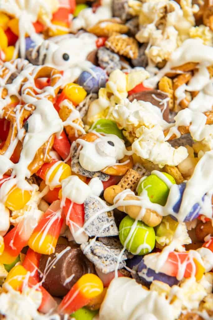 Monster Halloween Snack Mix - Little Sunny Kitchen