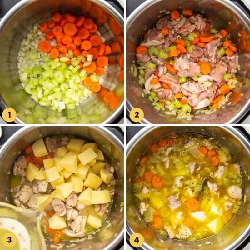 Creamy Instant Pot Chicken Stew - Little Sunny Kitchen