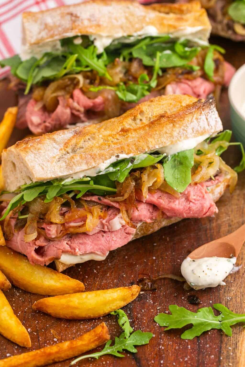 The Best Leftover Prime Rib Sandwich - Little Sunny Kitchen