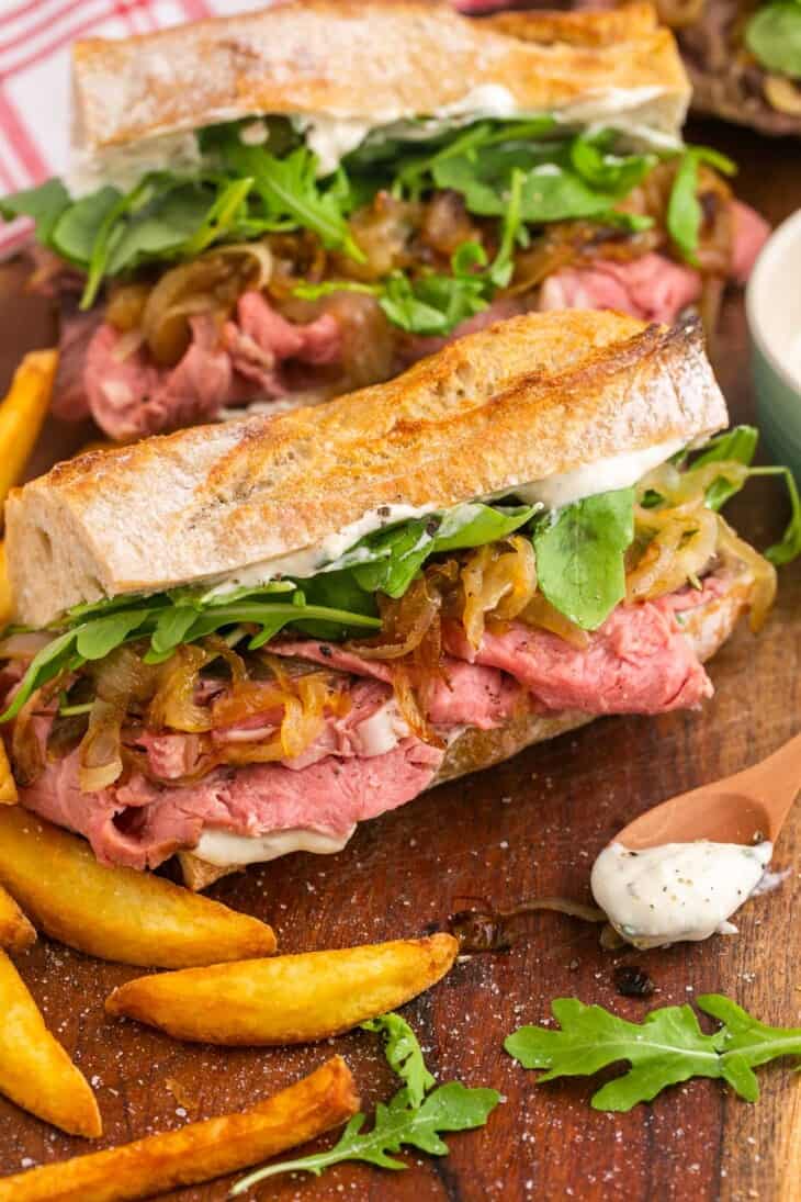 The Best Leftover Prime Rib Sandwich - Little Sunny Kitchen
