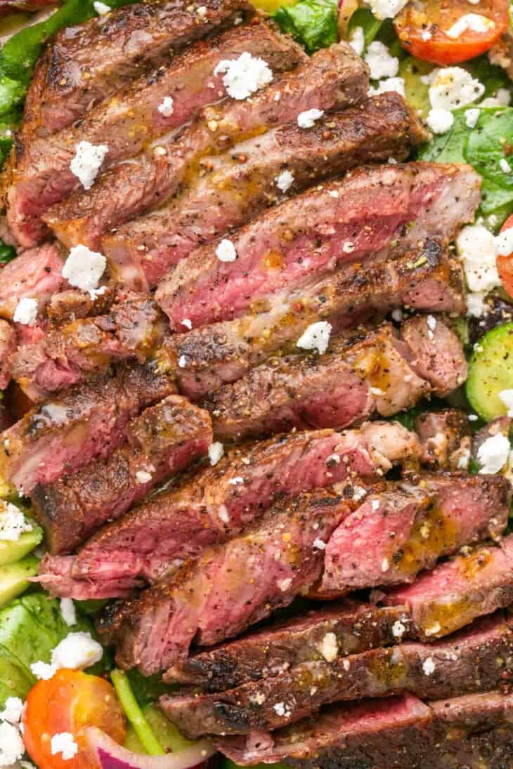 The Best Steak Salad Recipe - Little Sunny Kitchen