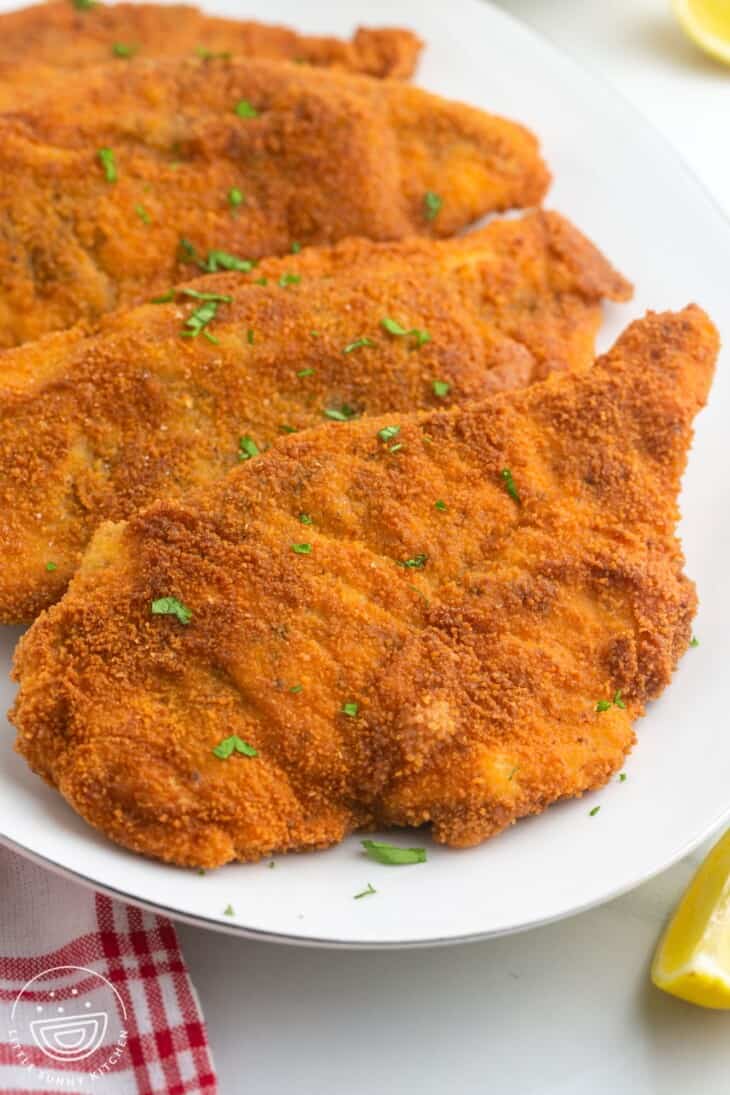 Easy Chicken Schnitzel Recipe - Little Sunny Kitchen