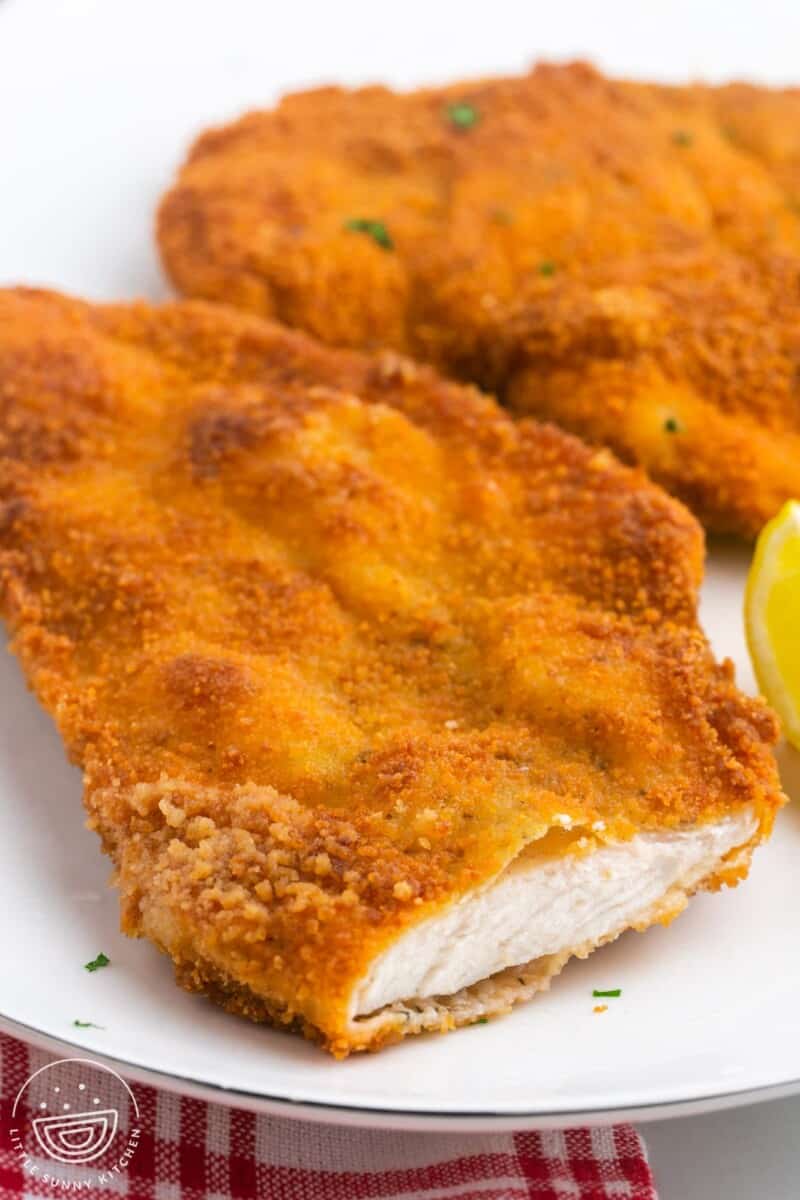 Easy Chicken Schnitzel Recipe - Little Sunny Kitchen
