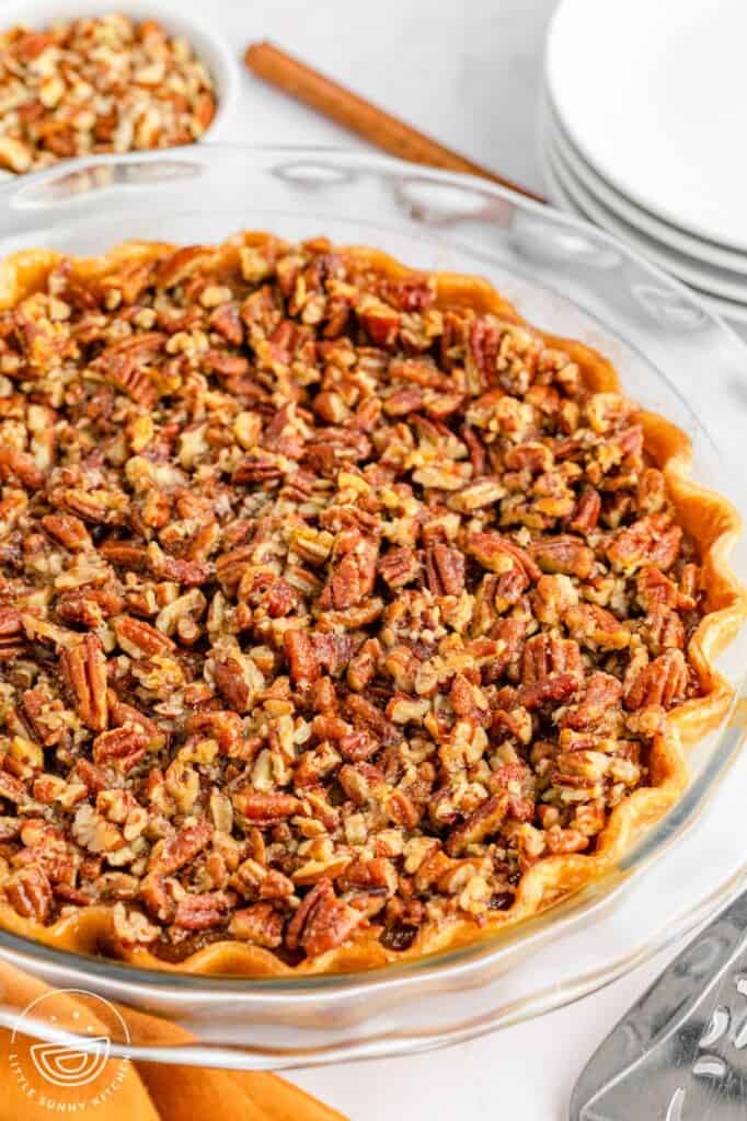 The Best Pumpkin Pecan Pie - Little Sunny Kitchen