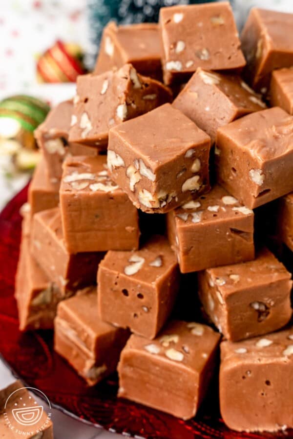 Chocolate Velveeta Fudge - Little Sunny Kitchen