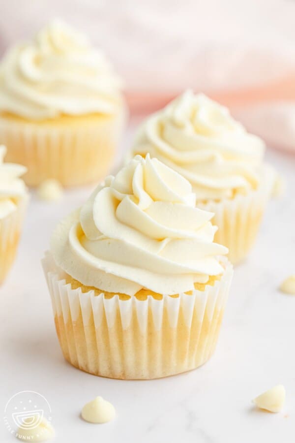Fluffy White Chocolate Buttercream - Little Sunny Kitchen