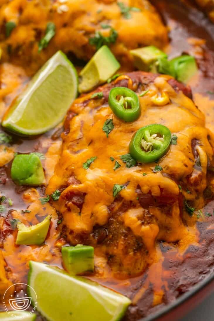 Easy Baked Salsa Chicken - Little Sunny Kitchen