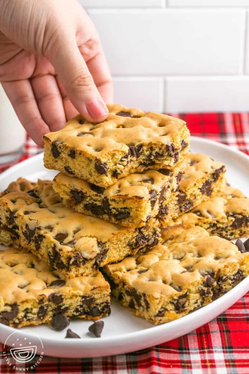Easy Cake Mix Cookie Bars - Little Sunny Kitchen