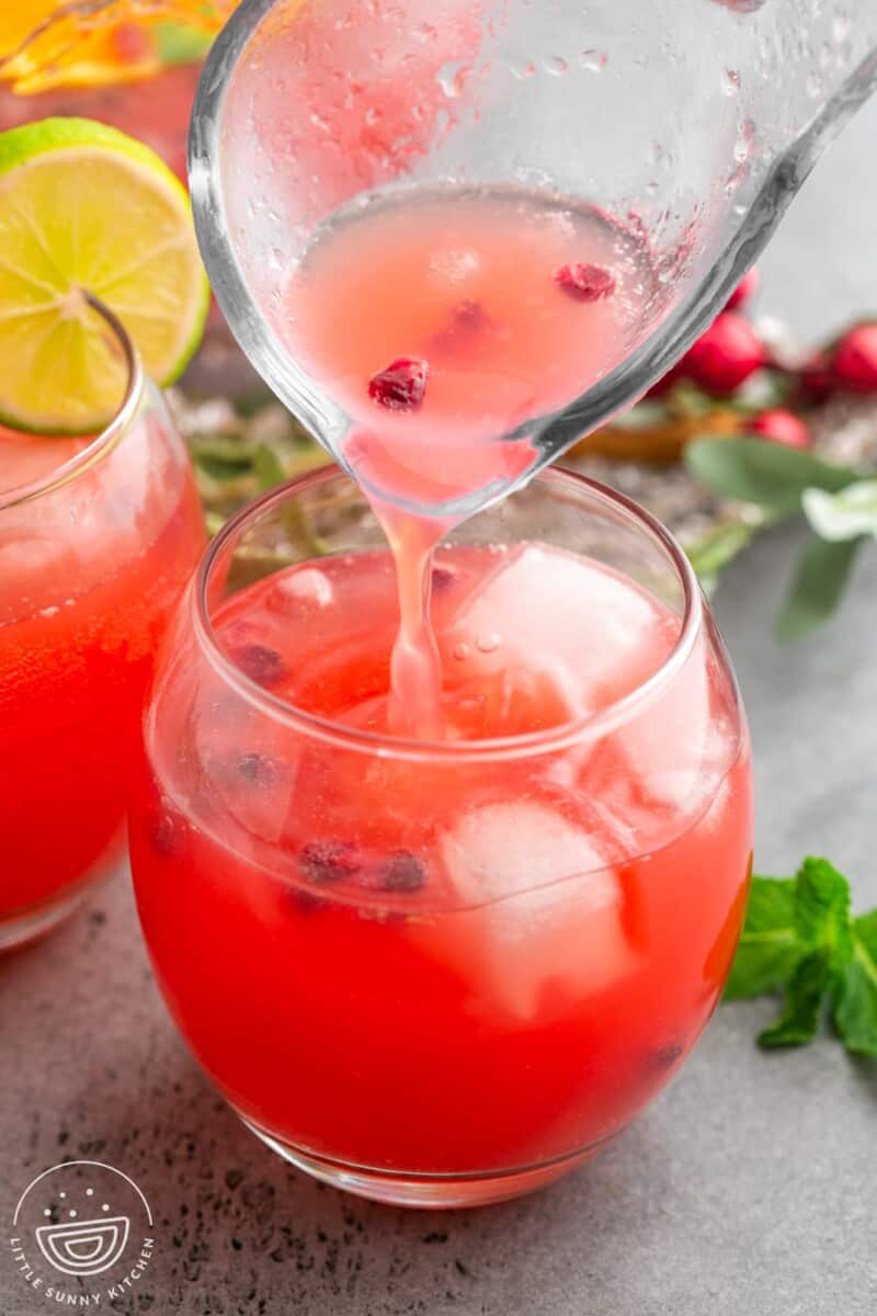 Christmas Punch (Kid Friendly!) - Little Sunny Kitchen