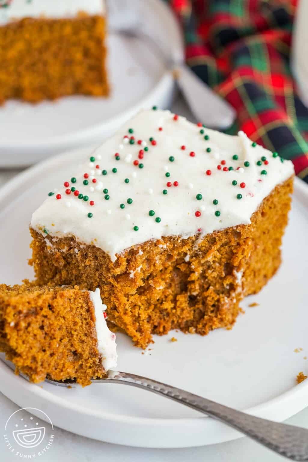Easy Gingerbread Cake - Little Sunny Kitchen
