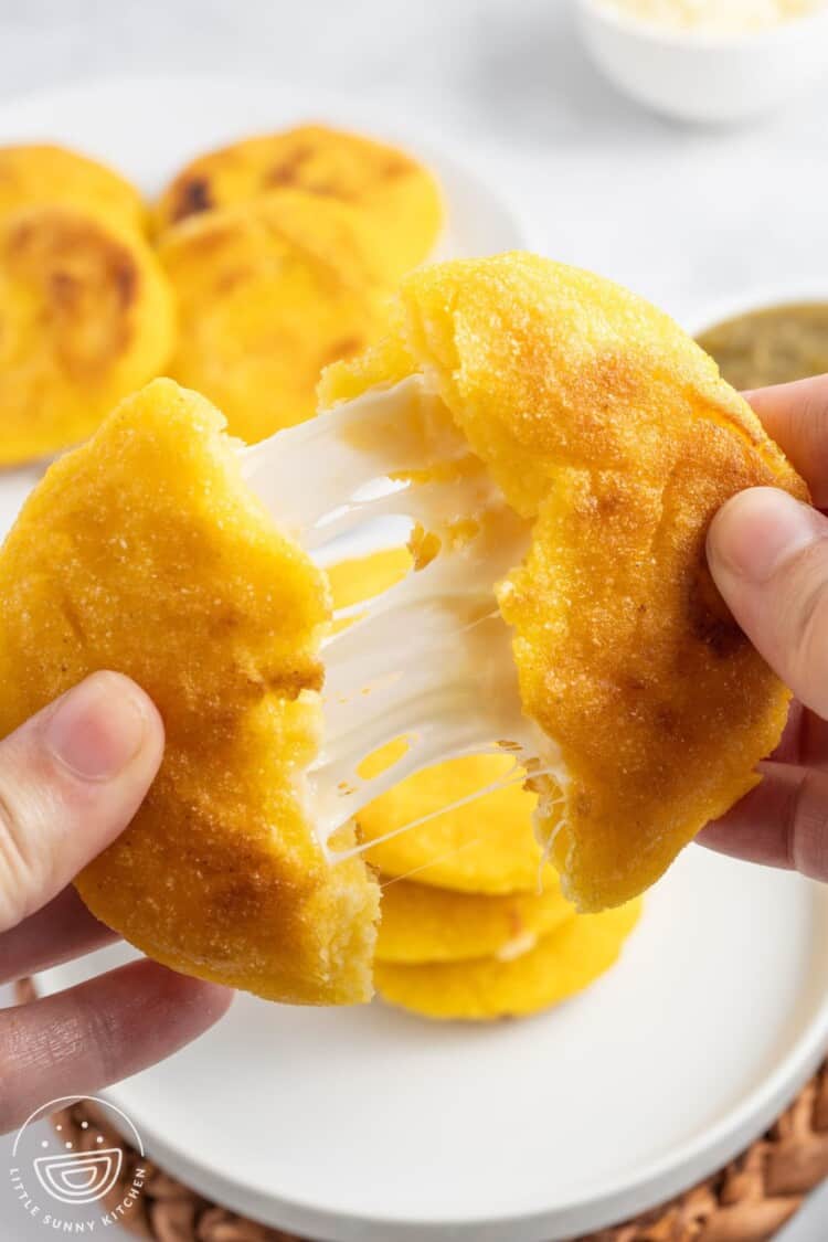 Arepas Con Queso - Little Sunny Kitchen