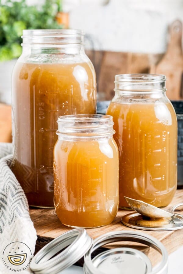 How to Make Bone Broth with Beef Bones - Little Sunny Kitchen