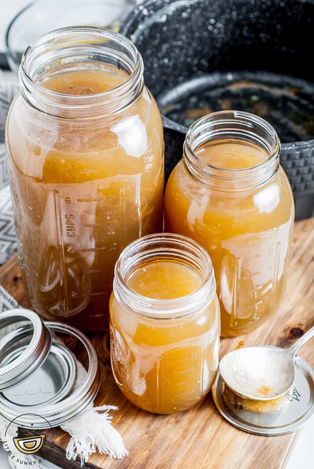 How to Make Bone Broth with Beef Bones - Little Sunny Kitchen