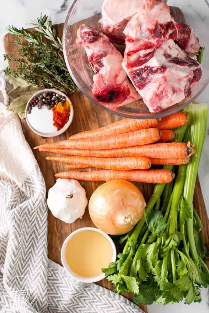 How to Make Bone Broth with Beef Bones - Little Sunny Kitchen