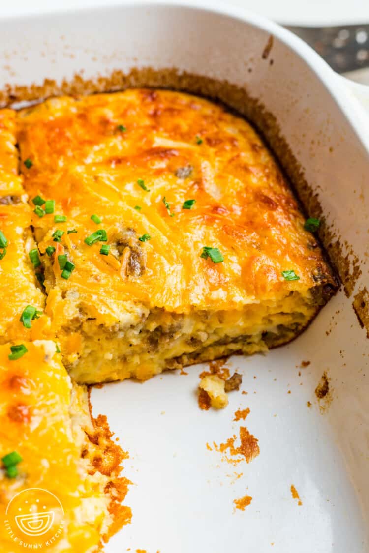 The Best Bisquick Breakfast Casserole - Little Sunny Kitchen