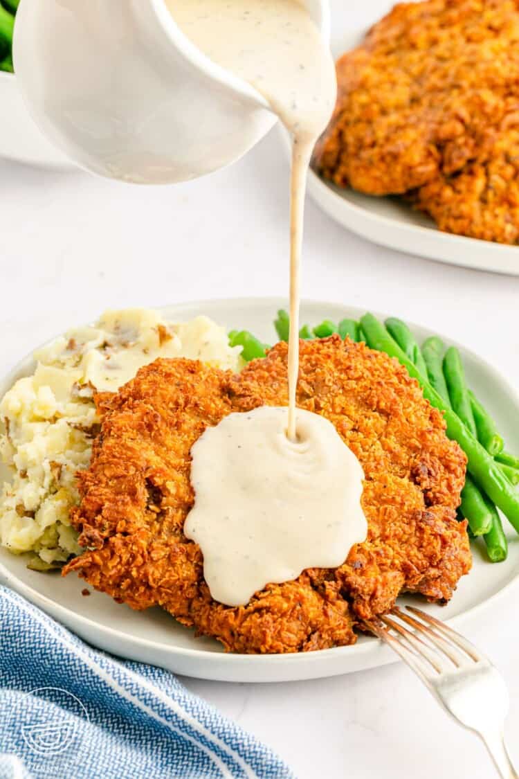 Crispy Chicken Fried Steak (Tender Beef!) - Little Sunny Kitchen