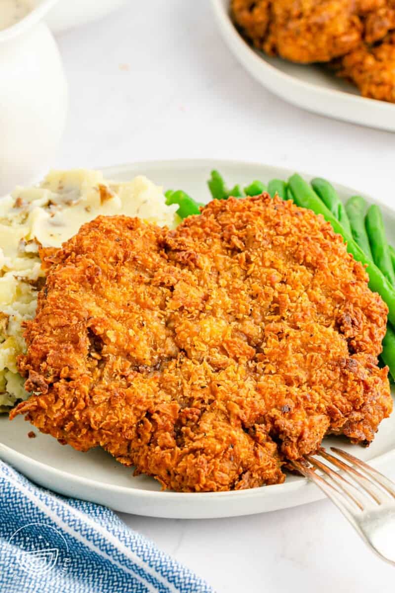 Crispy Chicken Fried Steak (Tender Beef!) - Little Sunny Kitchen