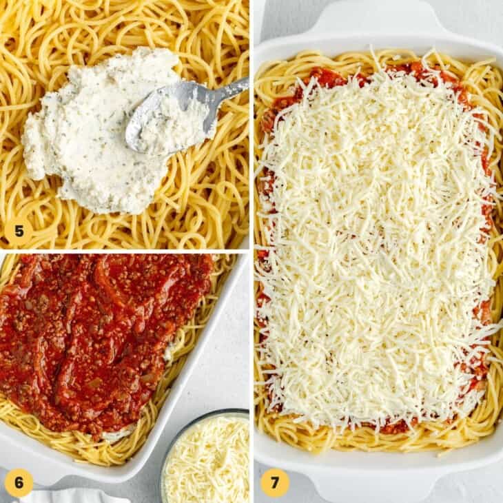 Baked Spaghetti Pie - Little Sunny Kitchen