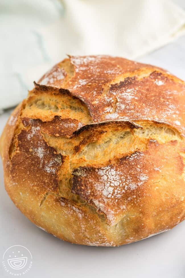 Easy No Knead Bread Recipe - Little Sunny Kitchen