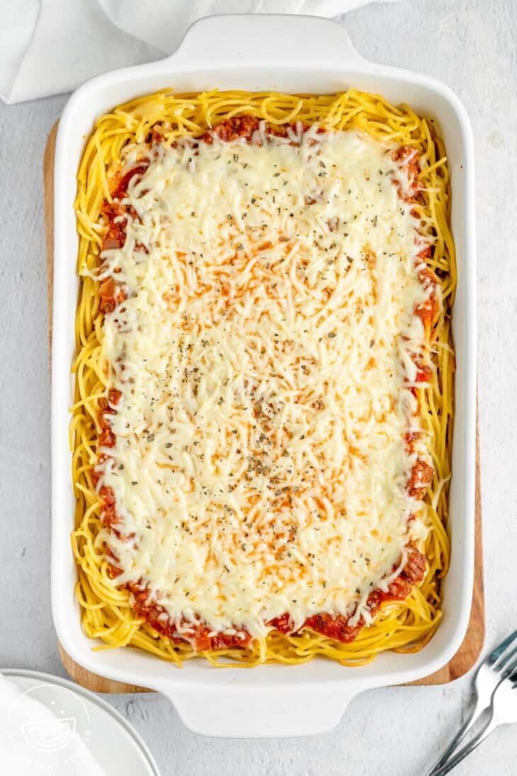 Baked Spaghetti Pie - Little Sunny Kitchen
