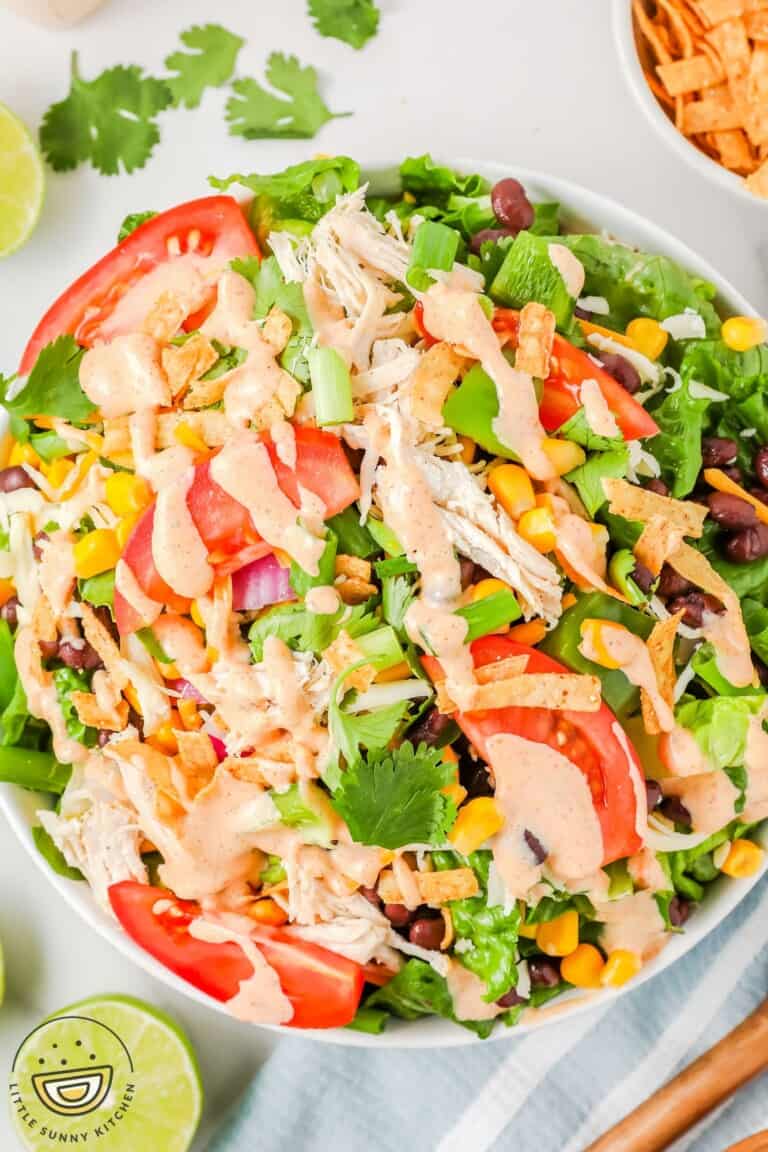 Easy Tex Mex Salad - Little Sunny Kitchen
