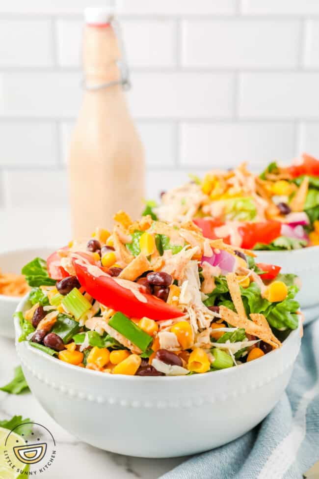 Easy Tex Mex Salad - Little Sunny Kitchen