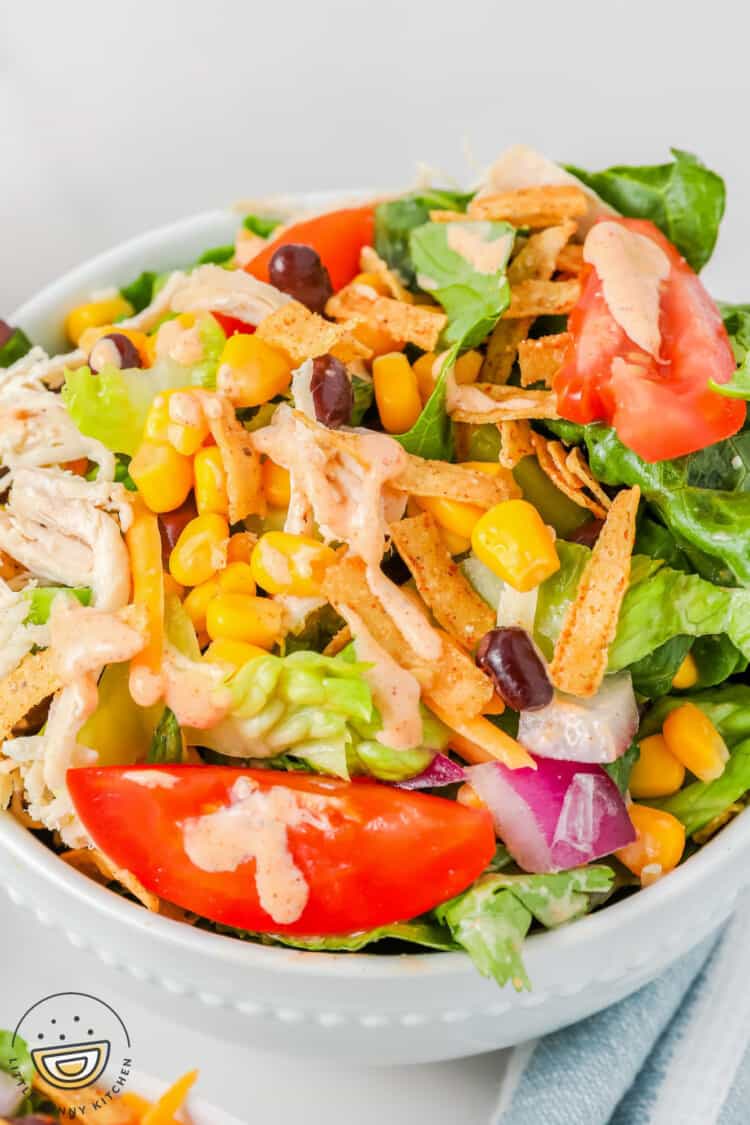 Easy Tex Mex Salad - Little Sunny Kitchen