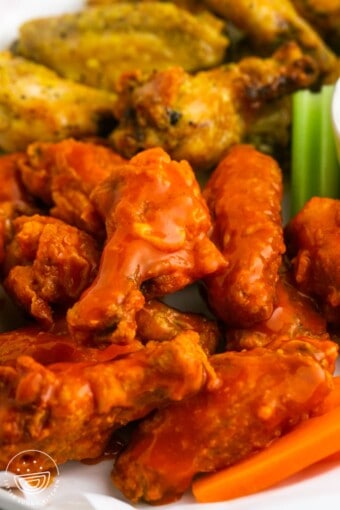 Extra Crispy Baked Chicken Wings - Little Sunny Kitchen