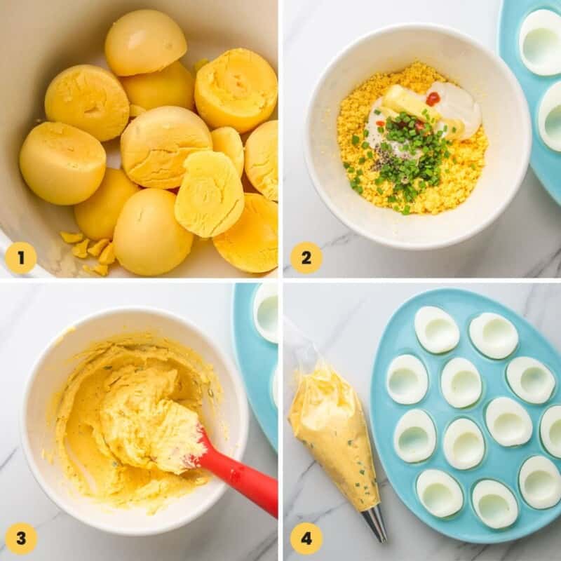 Classic Deviled Eggs - Little Sunny Kitchen