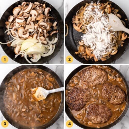 Easy Hamburger Steak Recipe - Little Sunny Kitchen