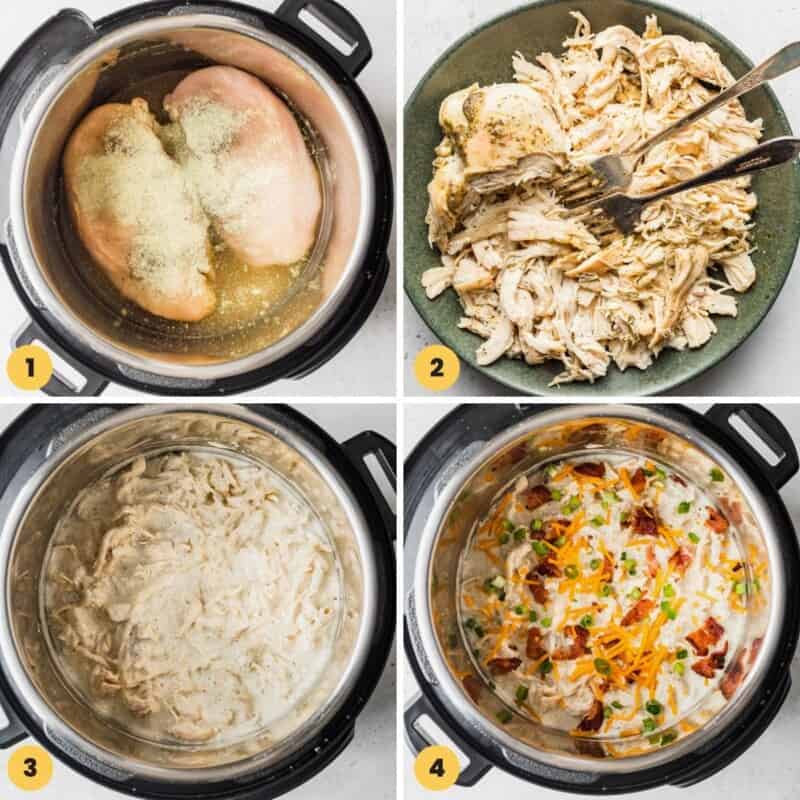 Instant Pot Crack Chicken (Creamy, Easy Recipe)