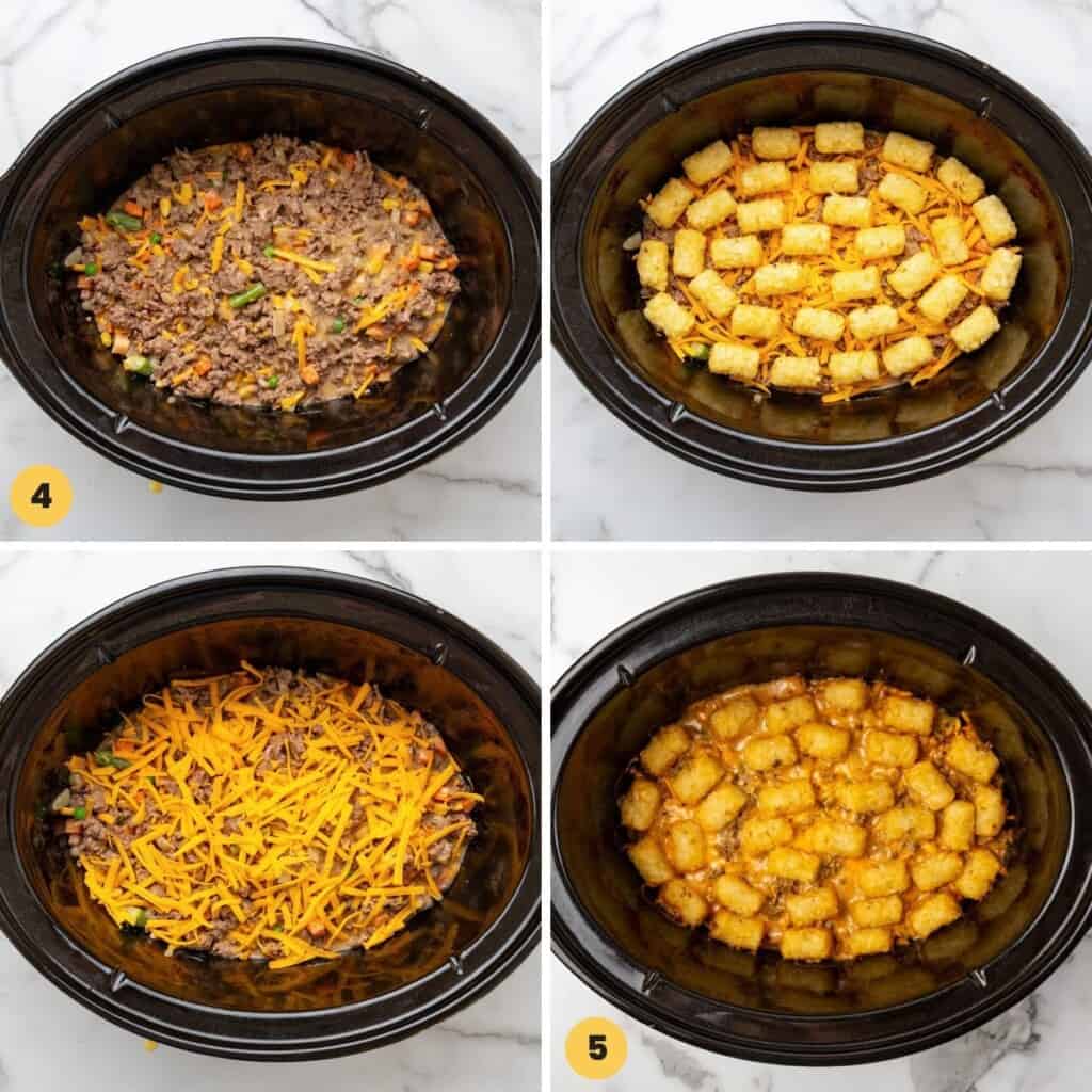 The Best Crock Pot Tater Tot Casserole Little Sunny Kitchen