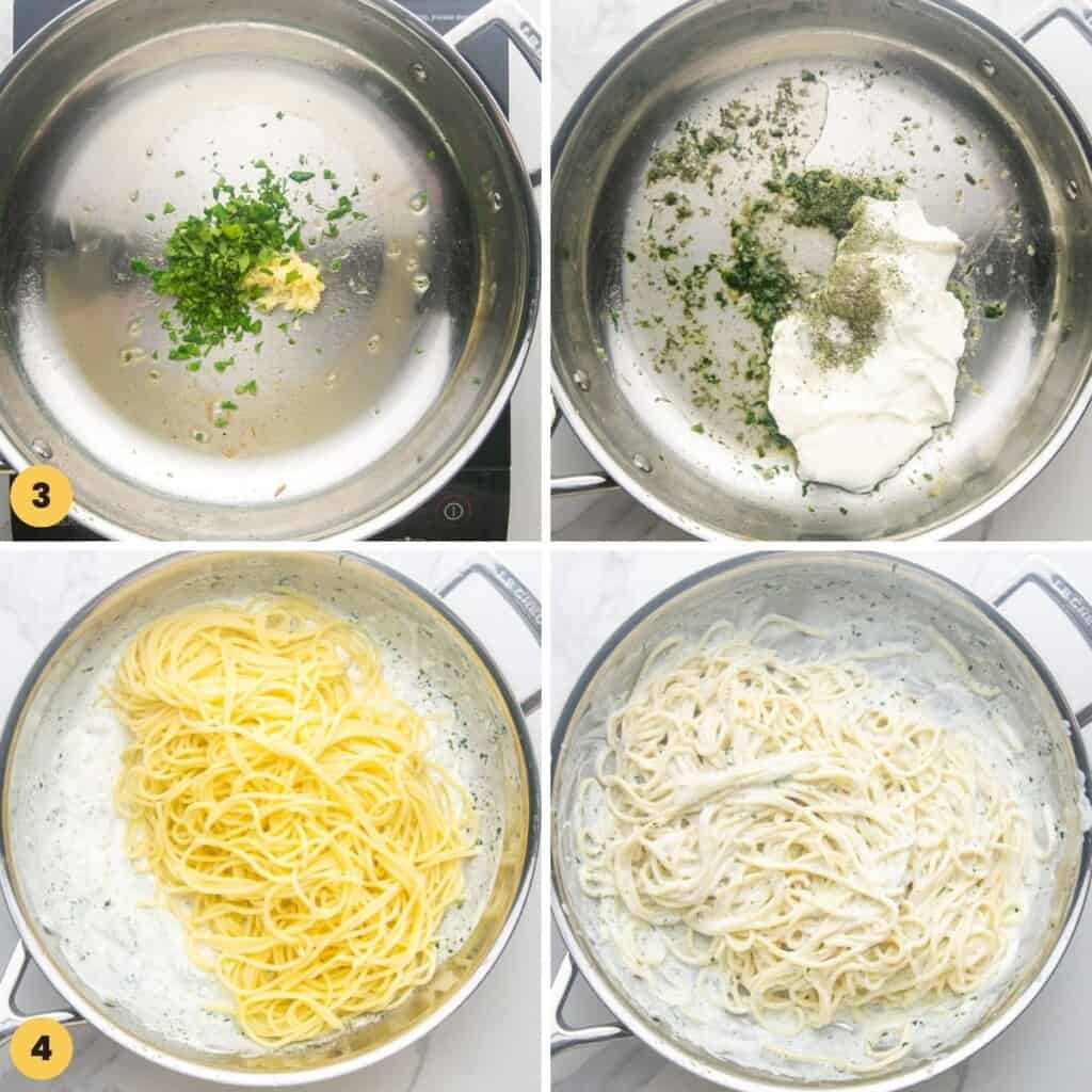 Yogurt Pasta Sauce- Macarona Bil Laban - Little Sunny Kitchen