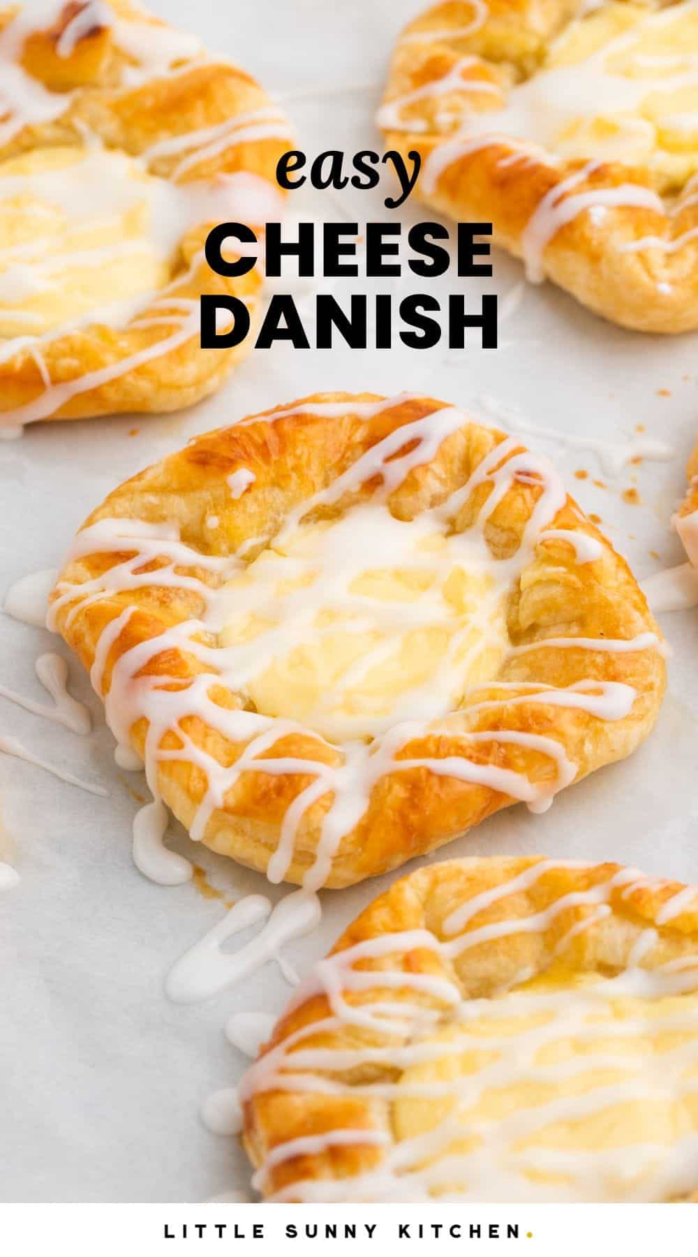 Easy Cheese Danish - Little Sunny Kitchen