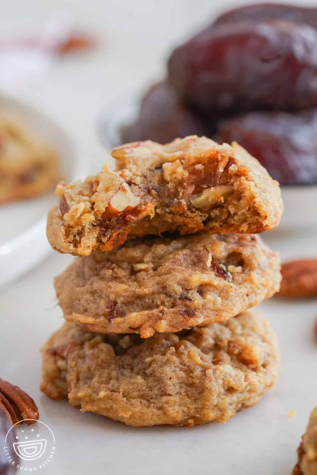 Soft Date Cookies - Little Sunny Kitchen