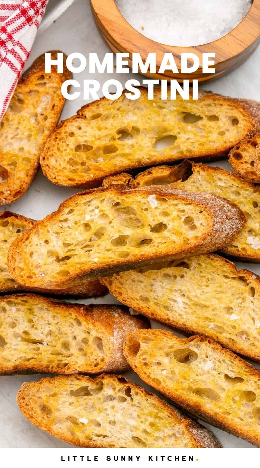 Homemade Crostini Recipe - Little Sunny Kitchen