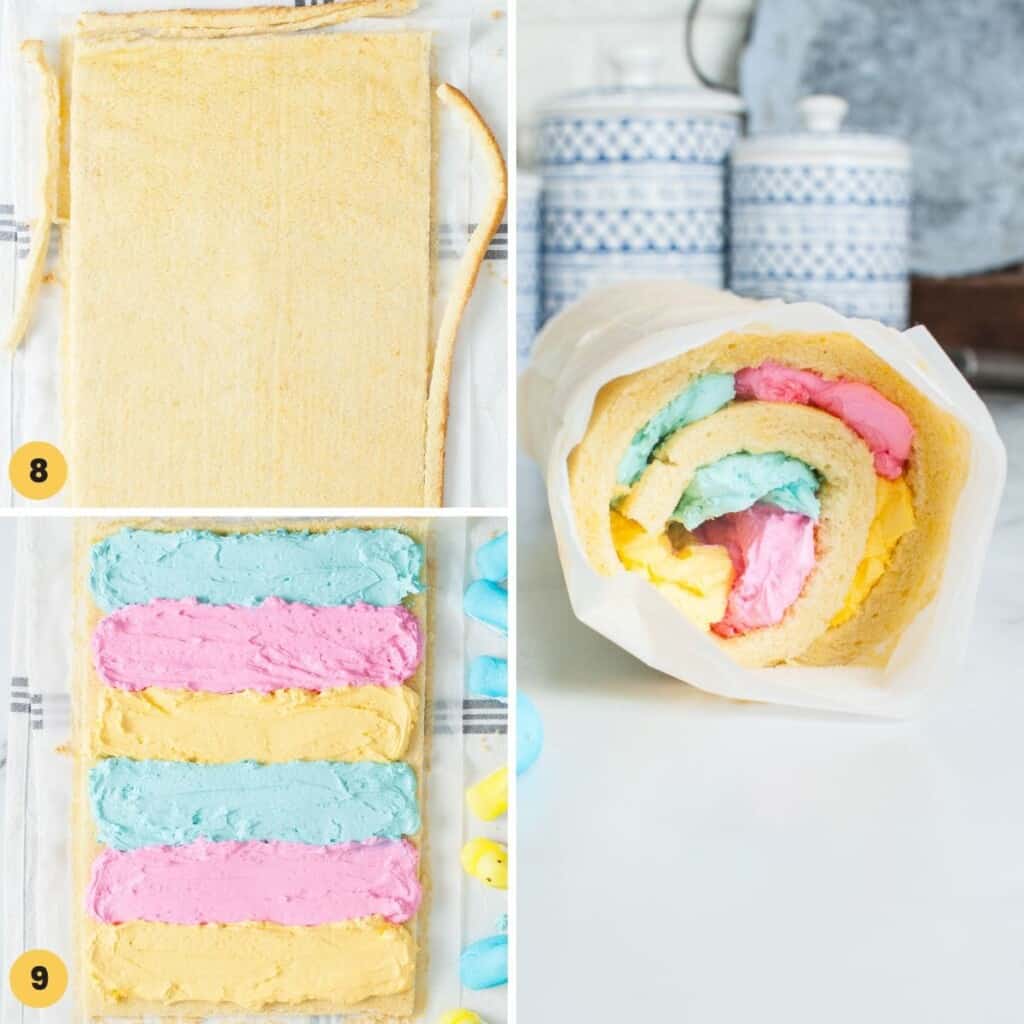 Easter Cake Roll Recipe - Little Sunny Kitchen