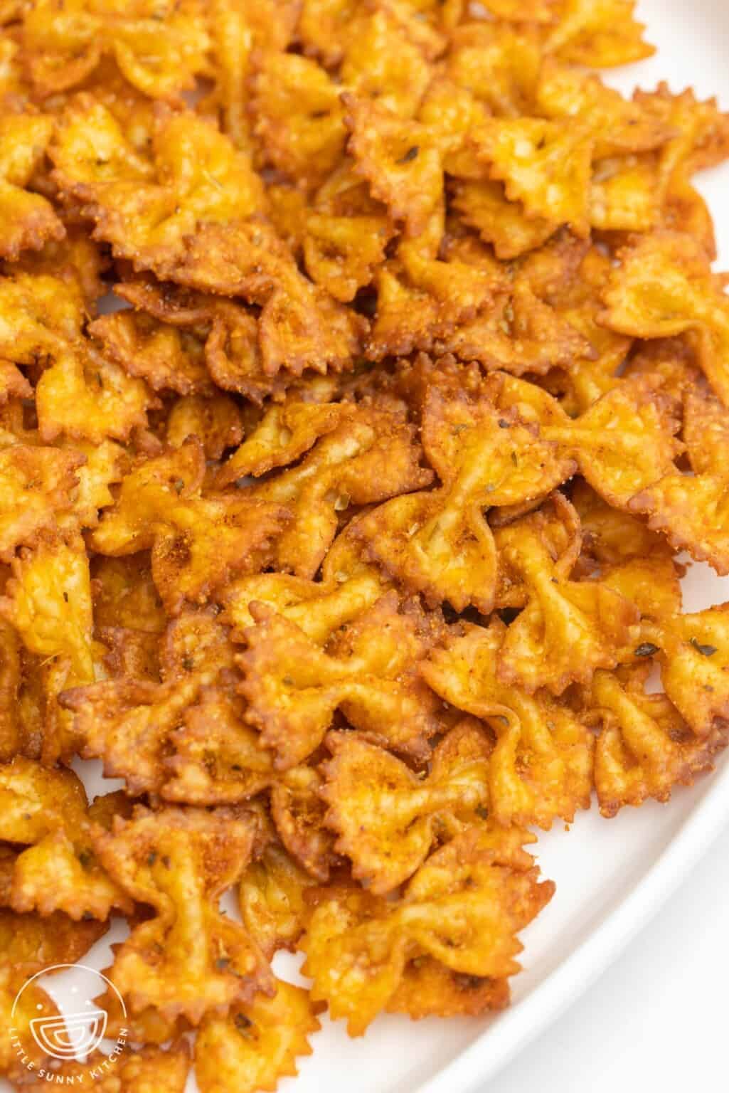 Tiktok Pasta Chips Recipe (Viral Trend!) - Little Sunny Kitchen