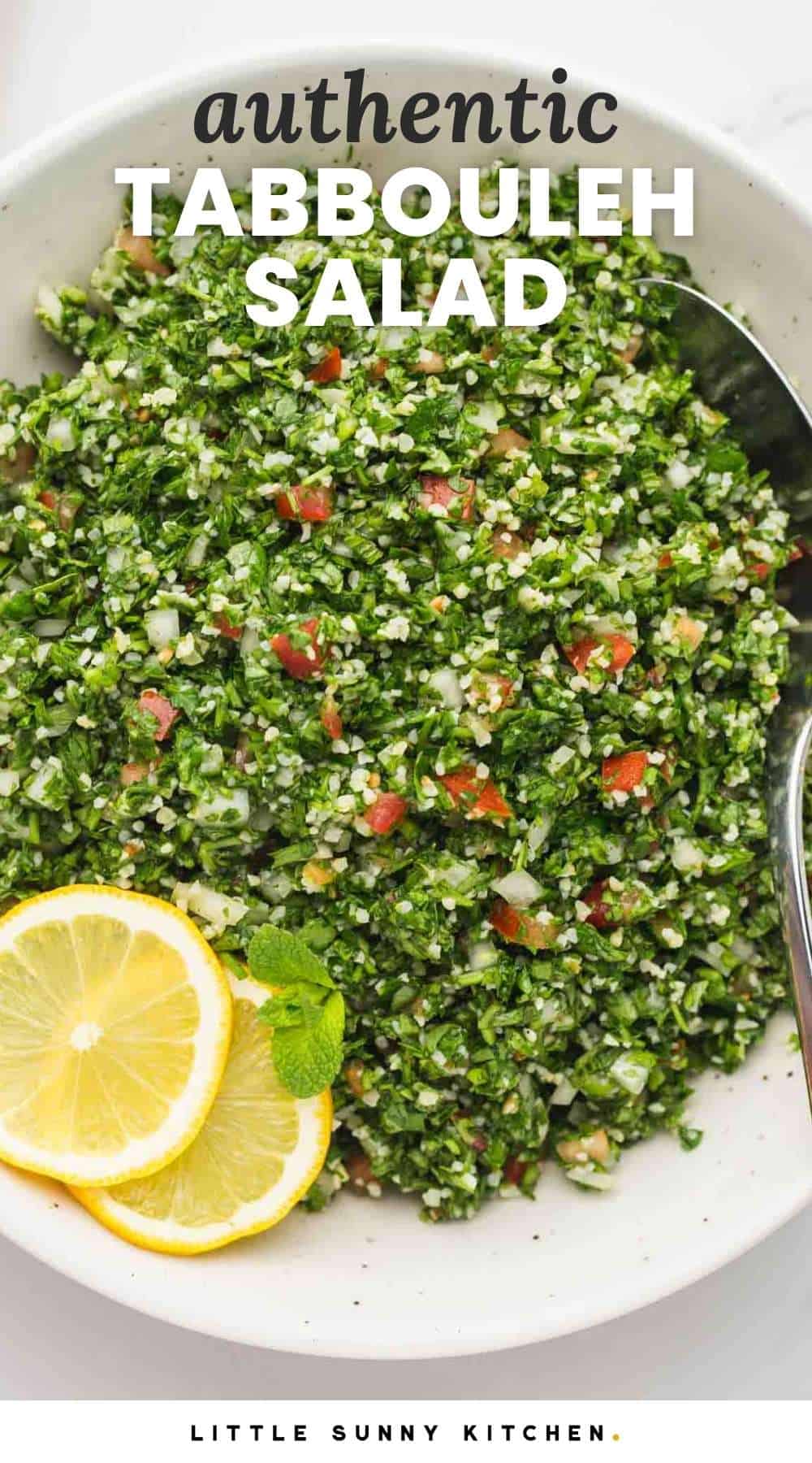Authentic Tabbouleh Salad - Little Sunny Kitchen