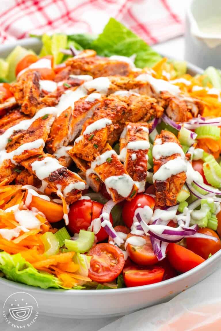 The Best Buffalo Chicken Salad - Little Sunny Kitchen