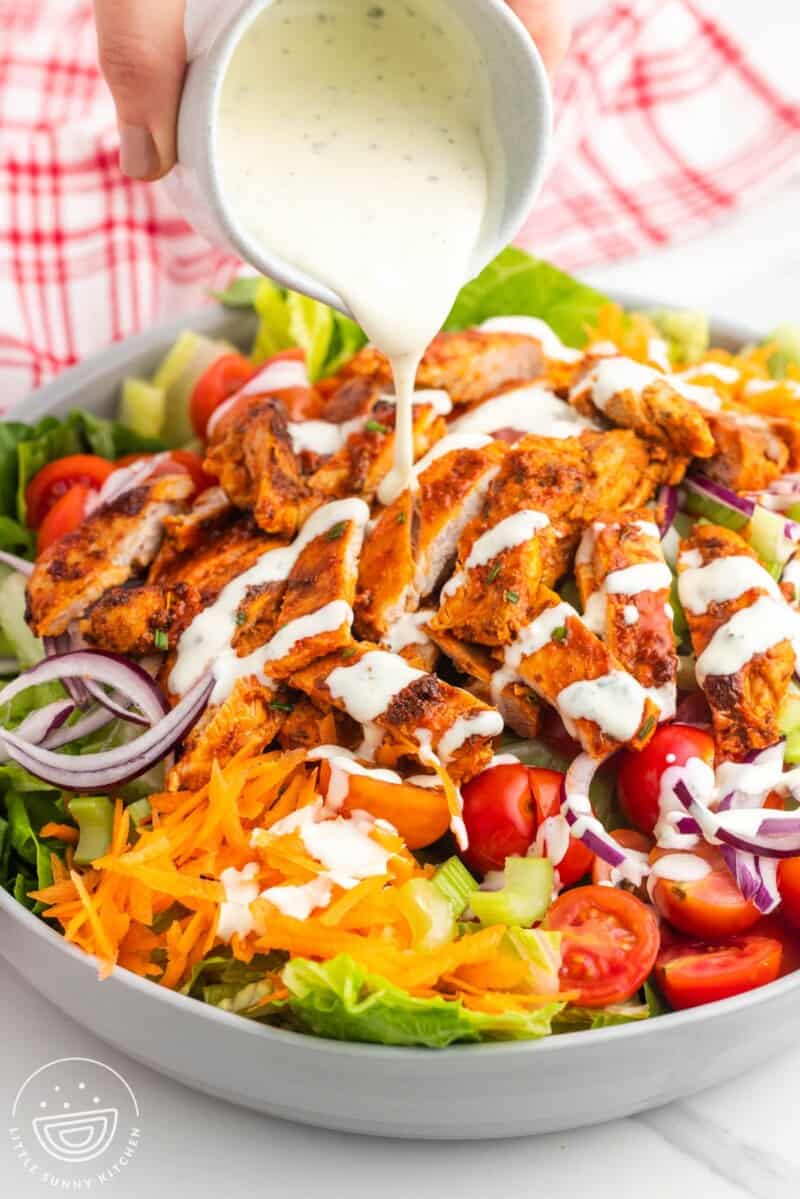The Best Buffalo Chicken Salad - Little Sunny Kitchen