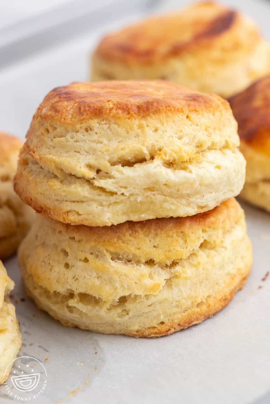 Homemade Buttermilk Biscuits - Little Sunny Kitchen