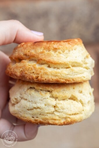 Homemade Buttermilk Biscuits - Little Sunny Kitchen